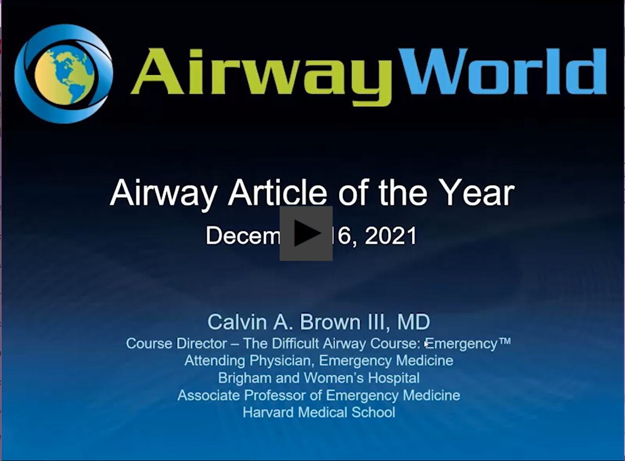 Airway World » Webinars